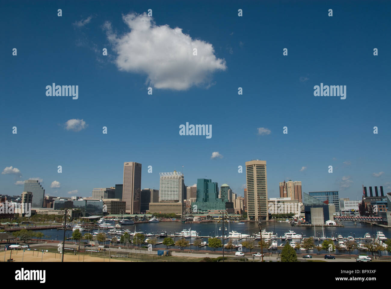 Baltimore City Maryland Skyline Stock Photo - Alamy
