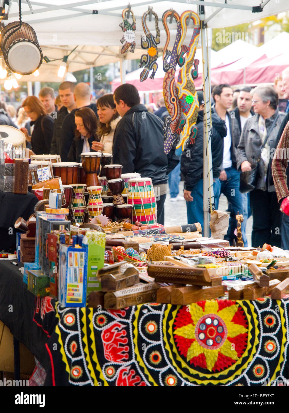 A colourful market held as part of Black History Celebrations in ...