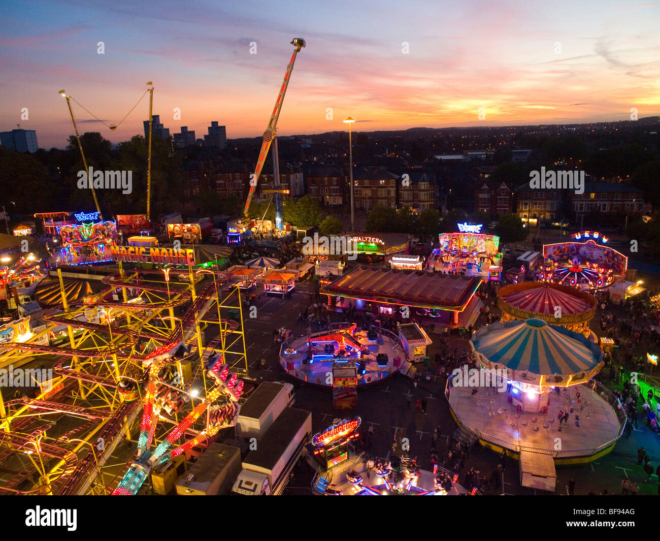 English carnival rides hi-res stock photography and images - Alamy