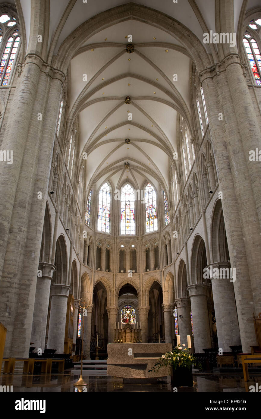 Brussels Cathedral Interior