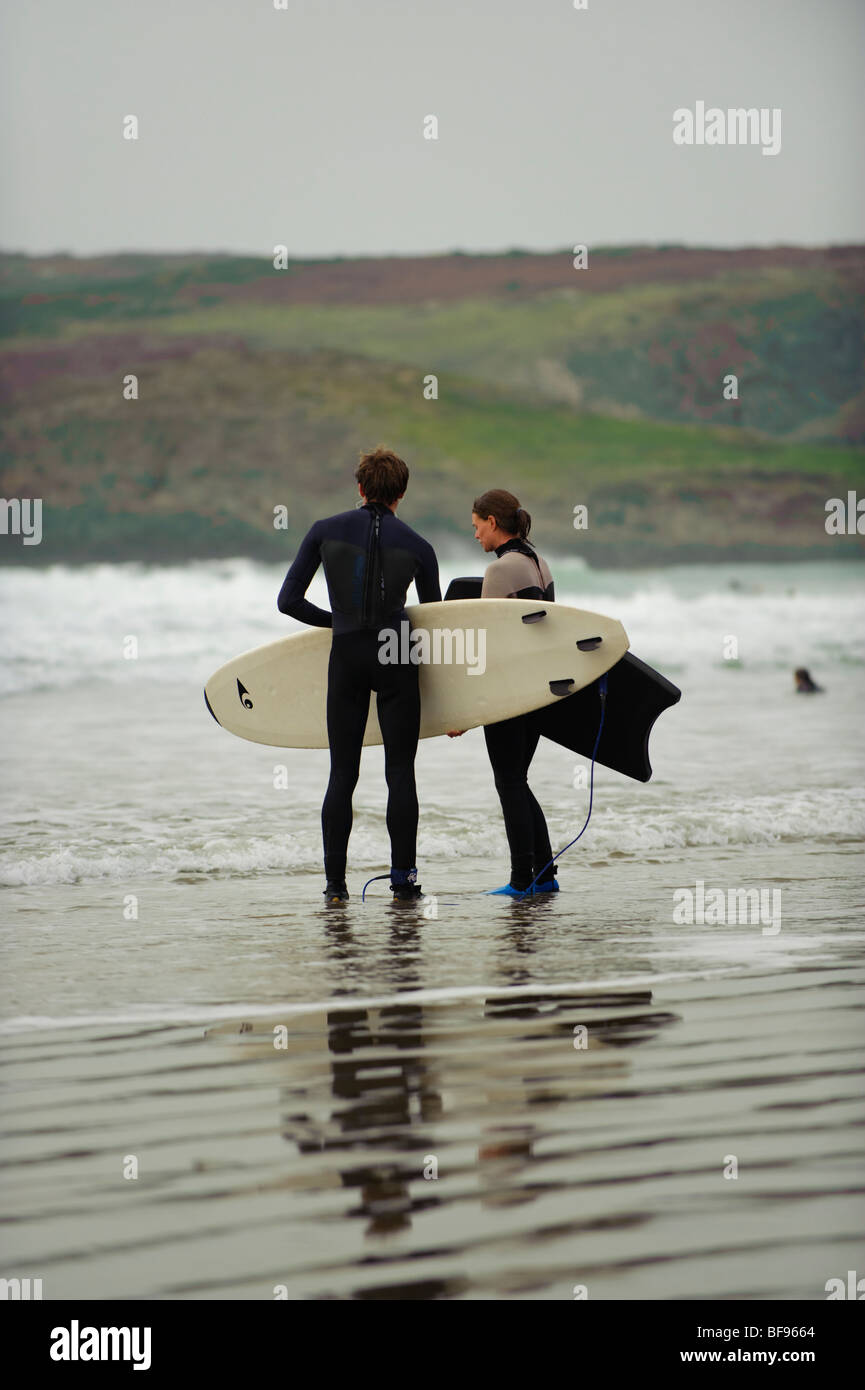 Pembrokeshire surf hi-res stock photography and images - Alamy
