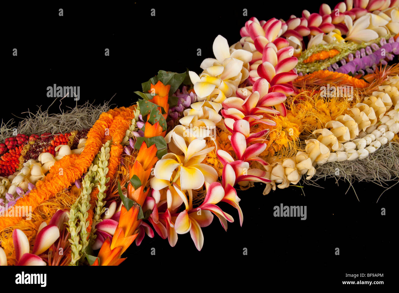 Hawaii flower leis hi-res stock photography and images - Alamy