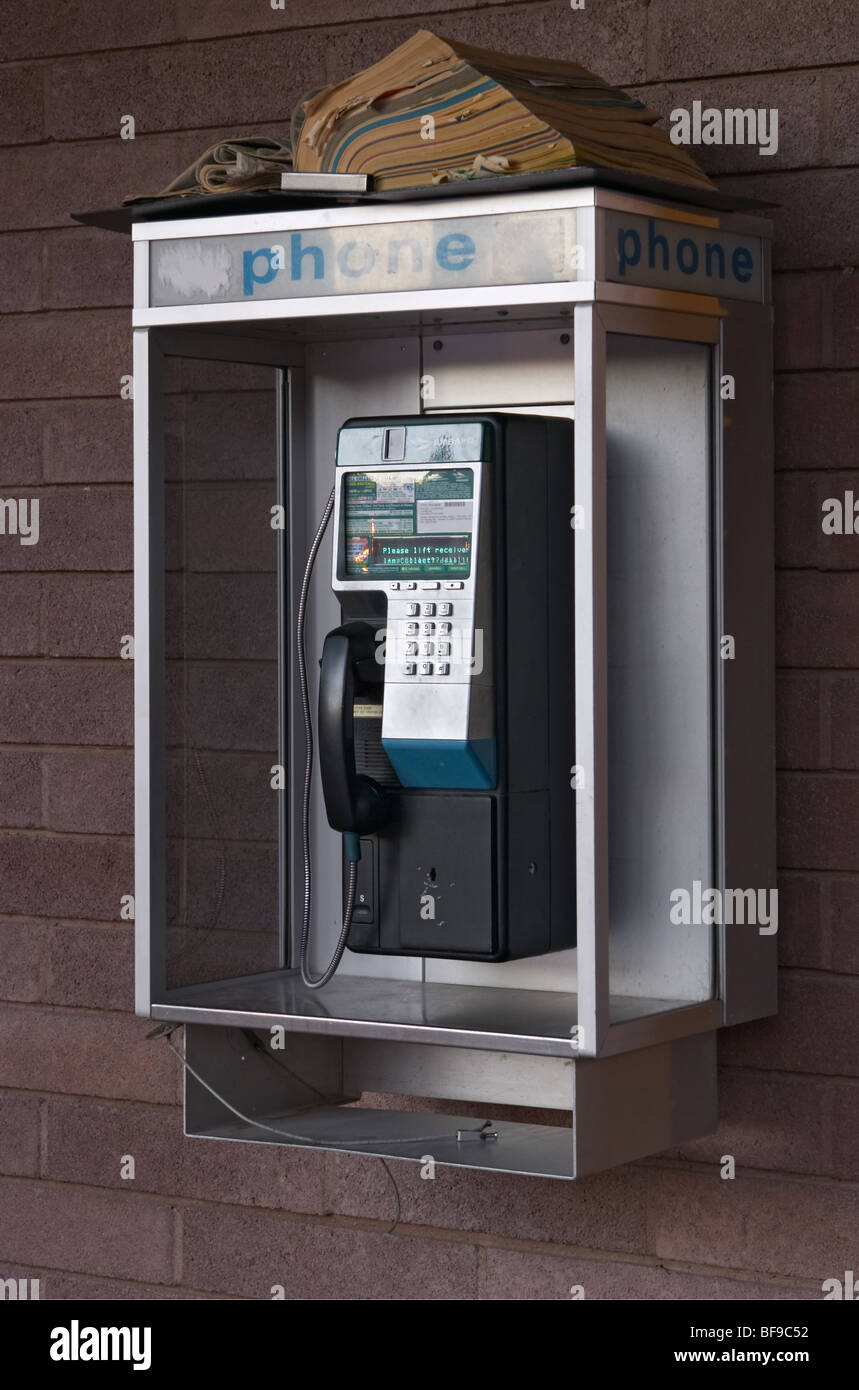 Coin operated telephone hi-res stock photography and images - Alamy