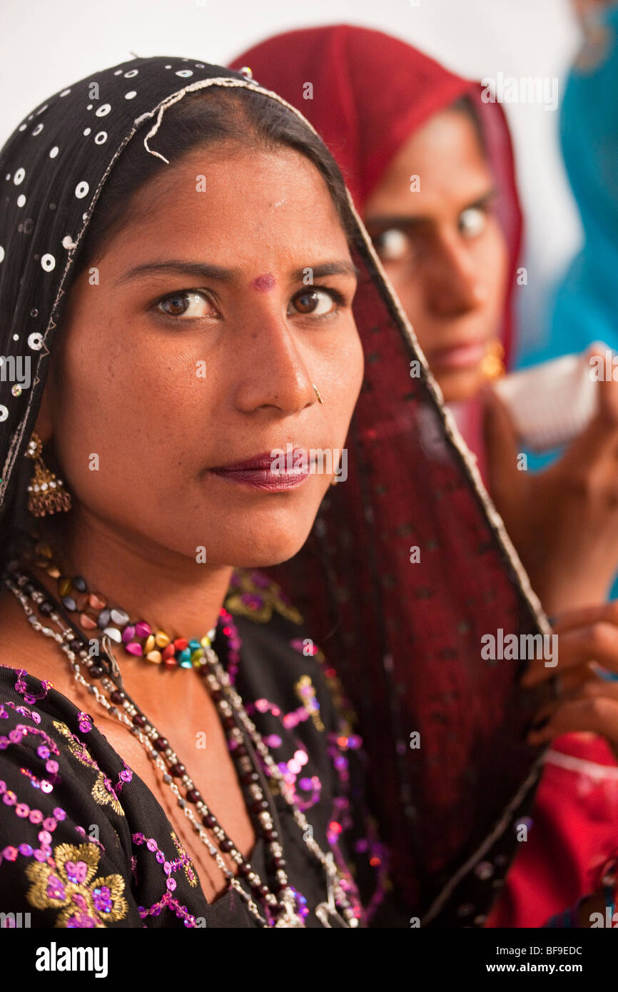 Rajput women at the Pushkar Mela in Pushkar in Rajasthan India Stock ...