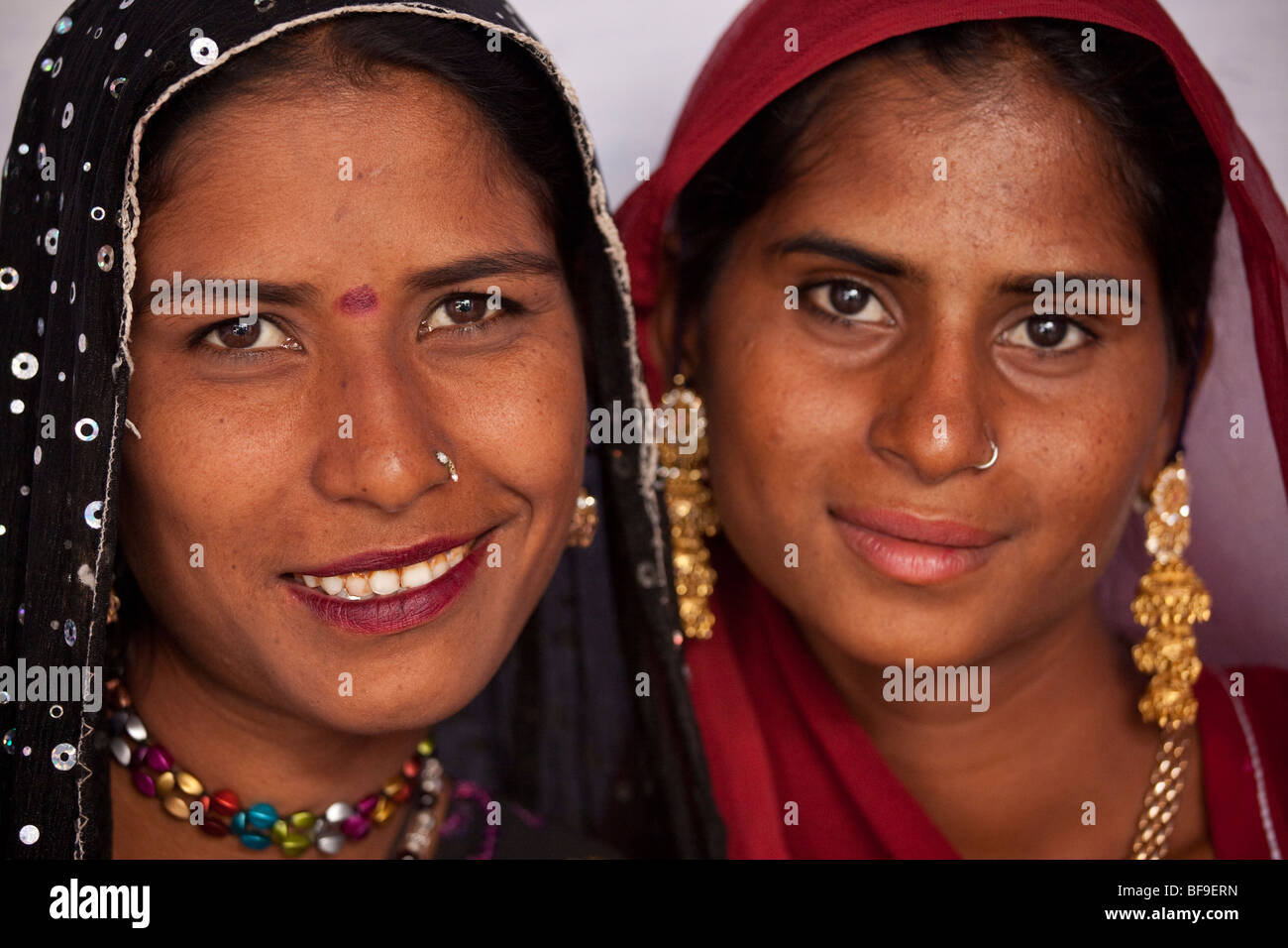 Rajput women at the Pushkar Mela in Pushkar in Rajasthan India Stock ...