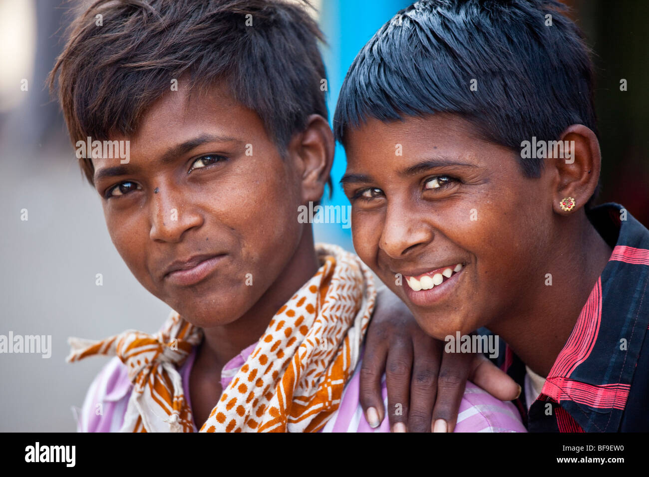 India boys at the Pushkar Mela in Pushkar in Rajasthan India Stock ...