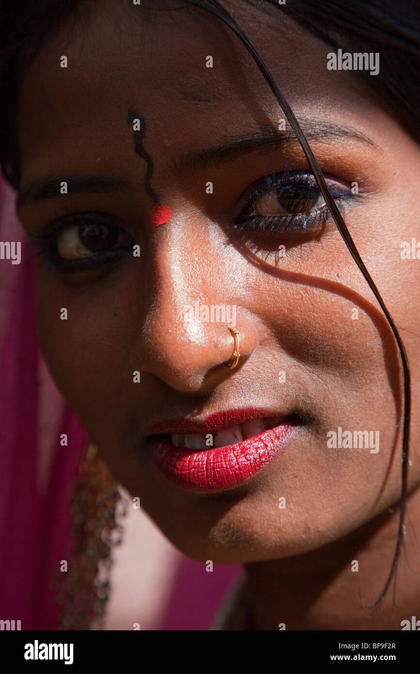 Rajput woman at the Pushkar Mela in Pushkar in Rajasthan India Stock ...