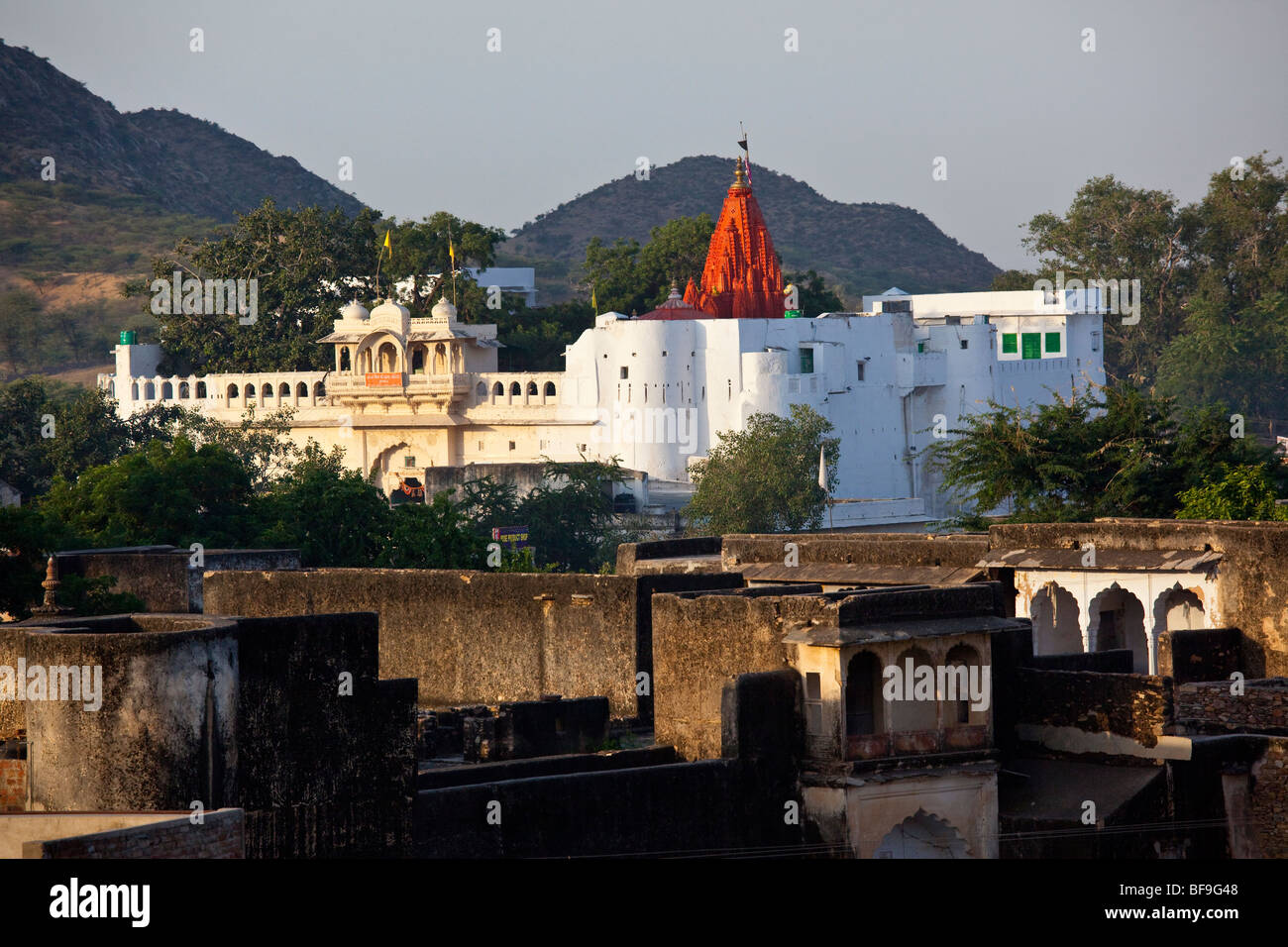 Brahma Temple in Pushkar in Rajasthan India Stock Photo - Alamy