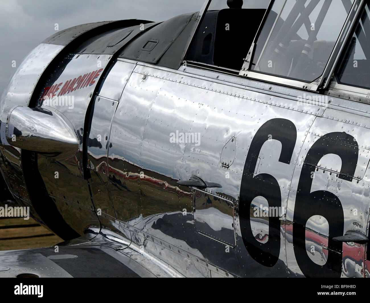 Stock photo of an AT6 aircraft at Pearson Field, Vancouver Washington ...