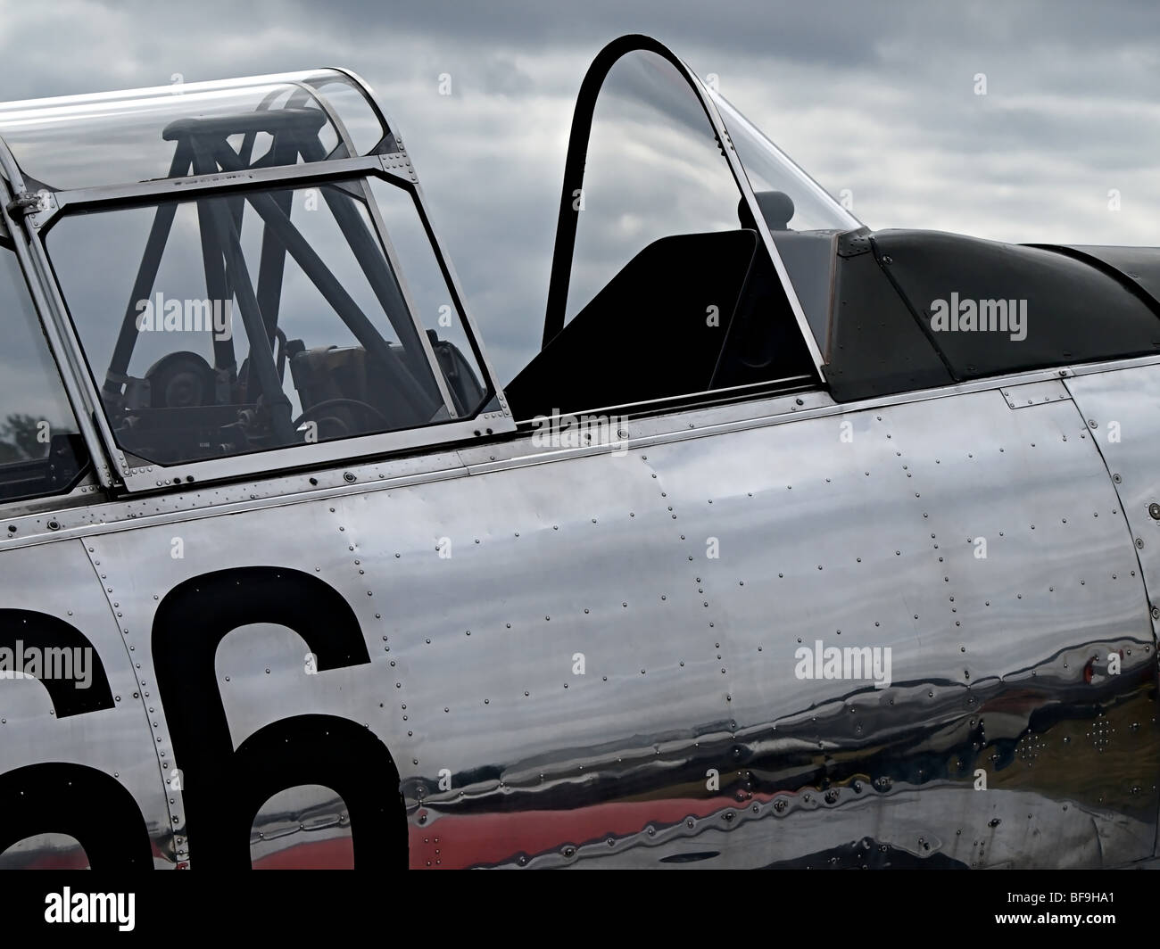Stock photo of an AT6 aircraft at Pearson Field, Vancouver Washington ...