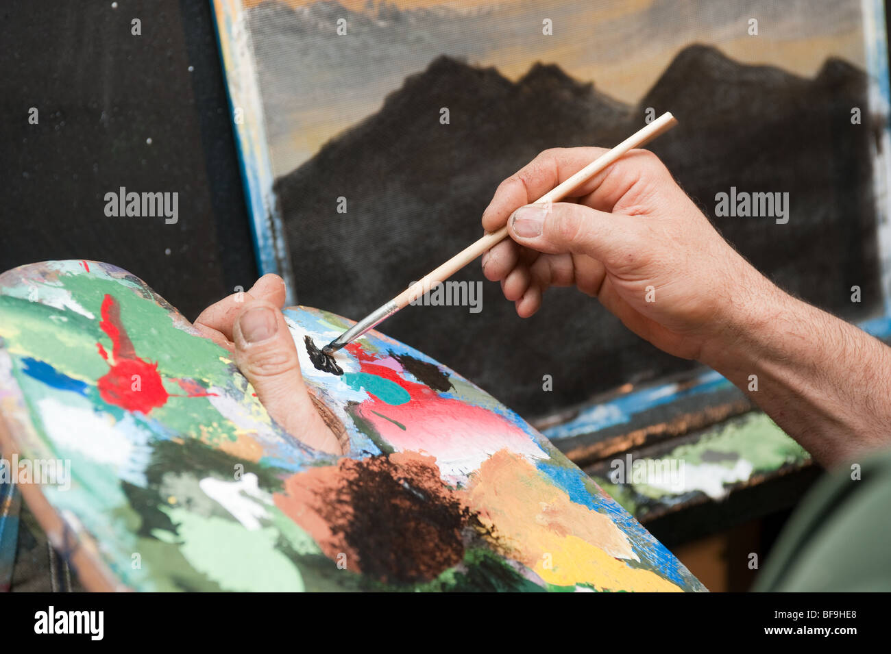 Painted screen folk art baltimore hi-res stock photography and images ...