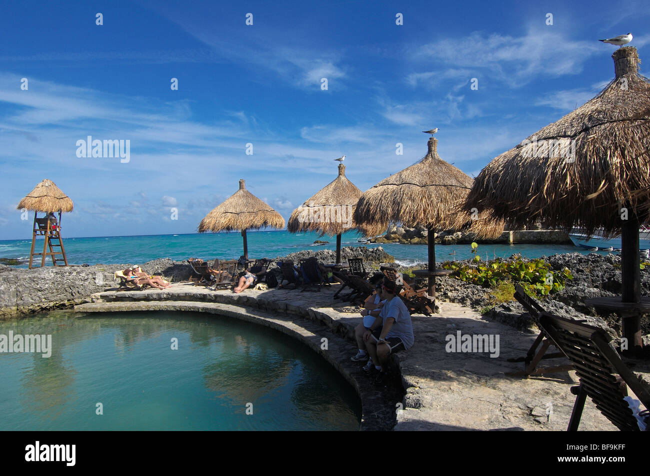 Xcaret eco park beach hi-res stock photography and images - Alamy