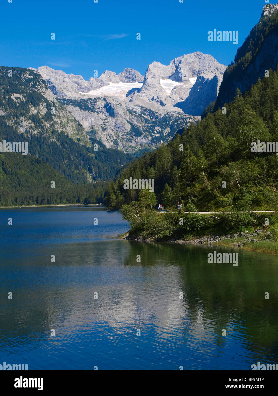 lake Gosausee, mountain Dachstein, Austria Stock Photo - Alamy