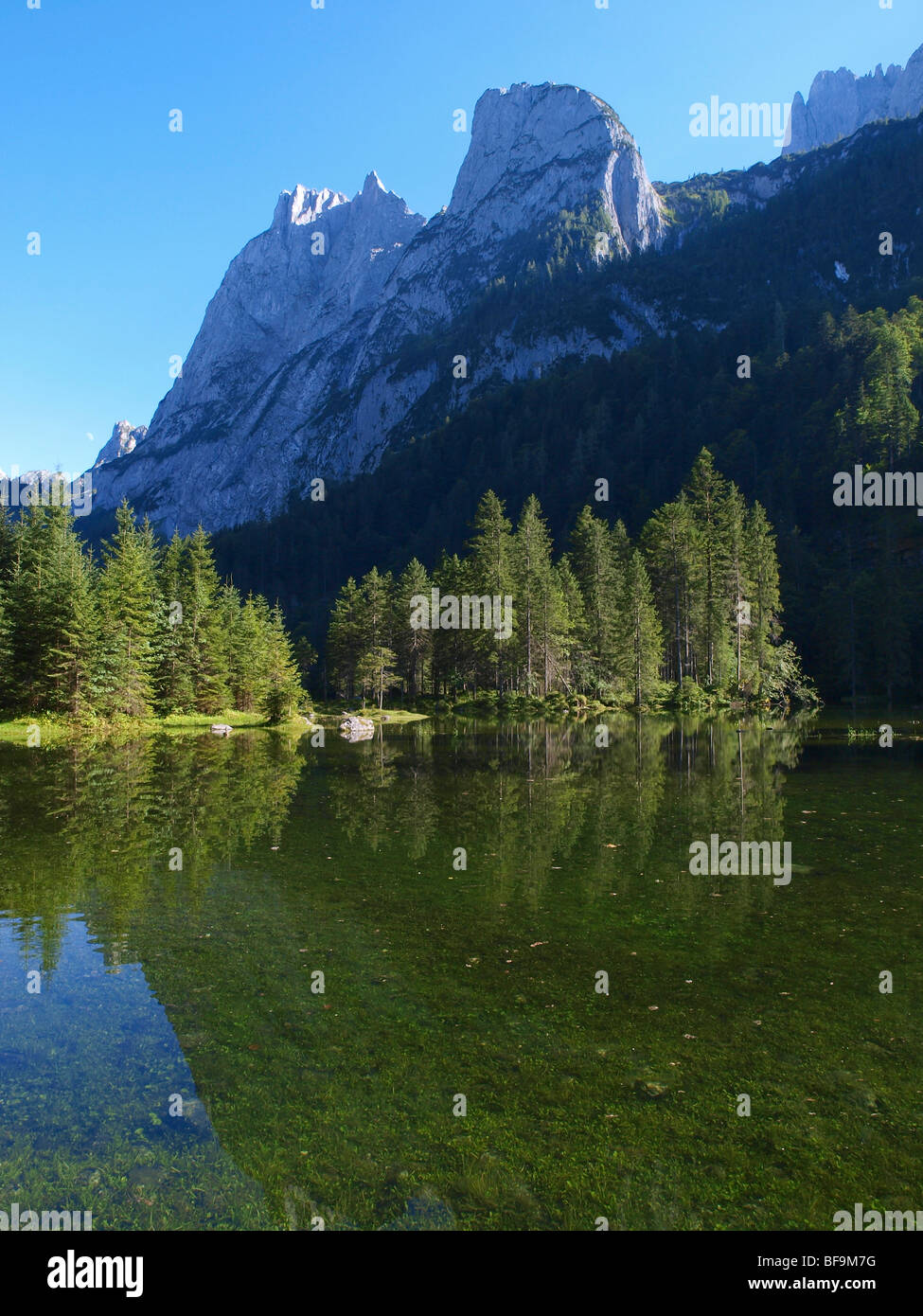 lake Gosausee, mountain Dachstein, Austria Stock Photo - Alamy