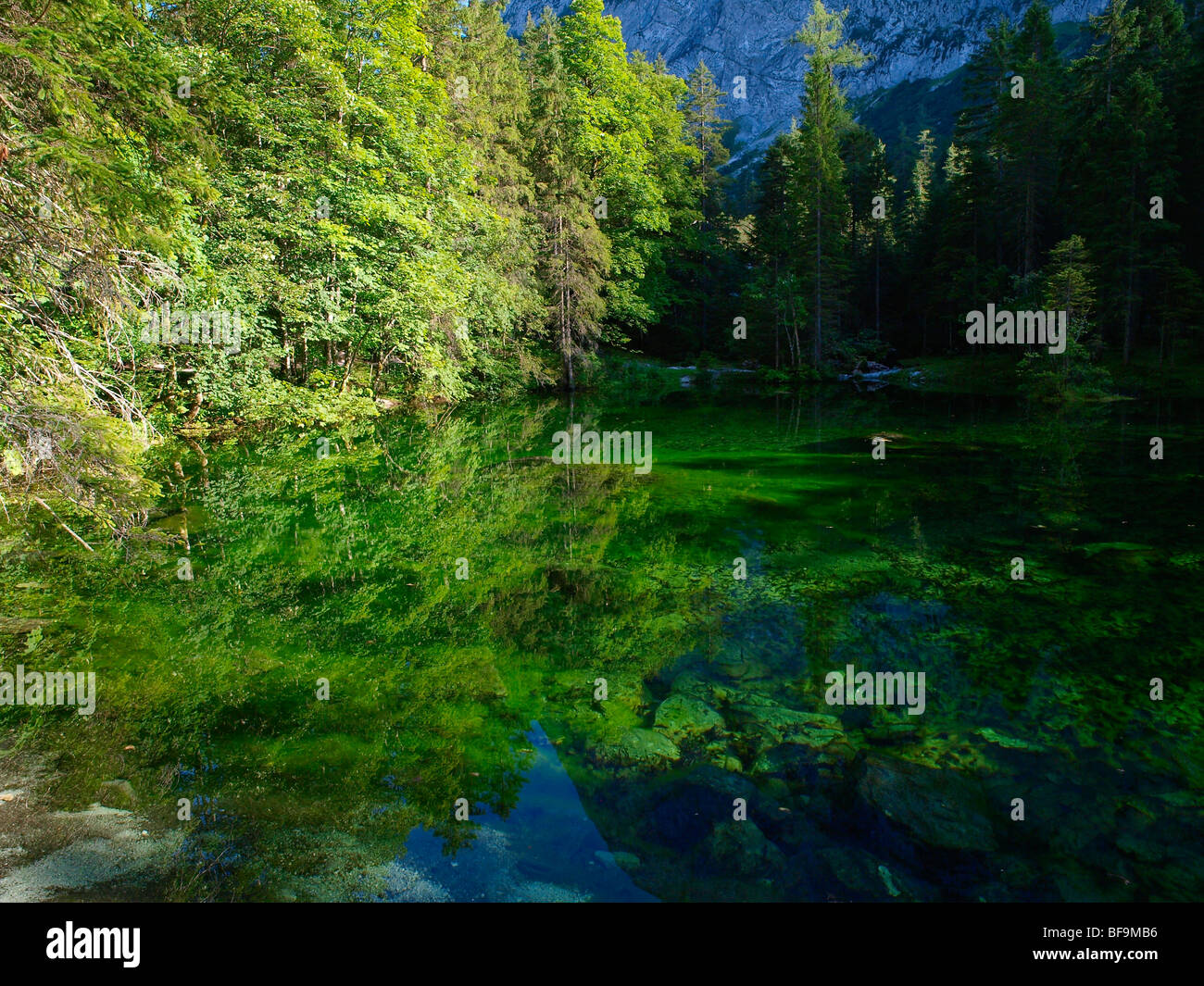 lake Gosausee, mountain Dachstein, Austria Stock Photo - Alamy
