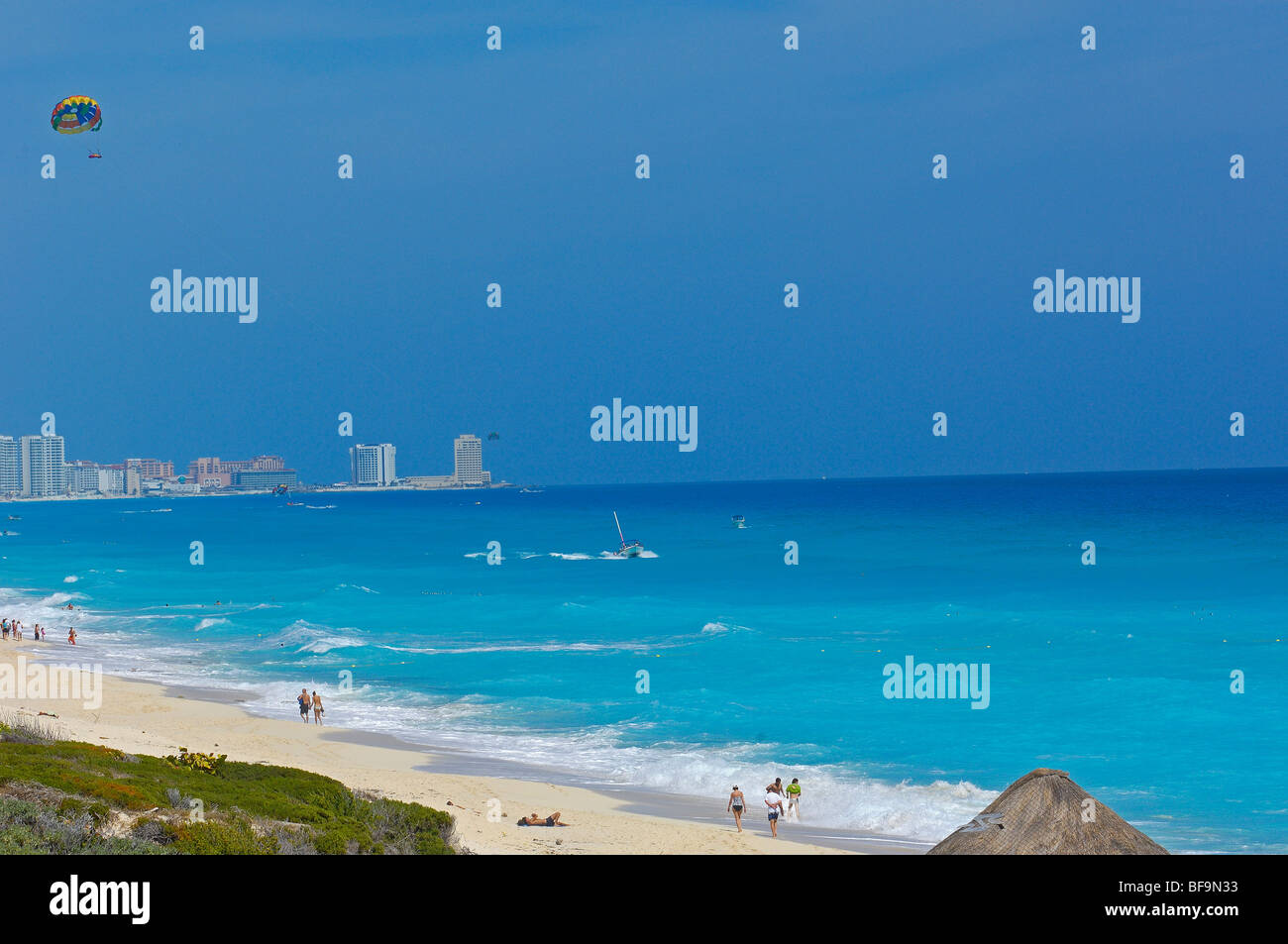 Cancun Beach. Caribe. Quintana Roo state. Mayan Riviera. Yucatan ...