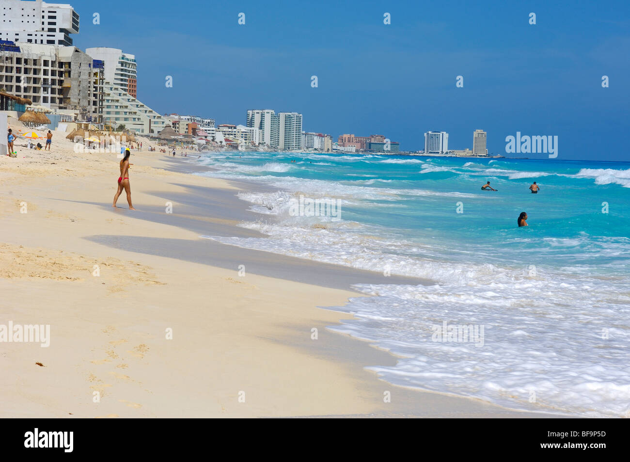 Cancun Beach. Caribe. Quintana Roo state. Mayan Riviera. Yucatan ...