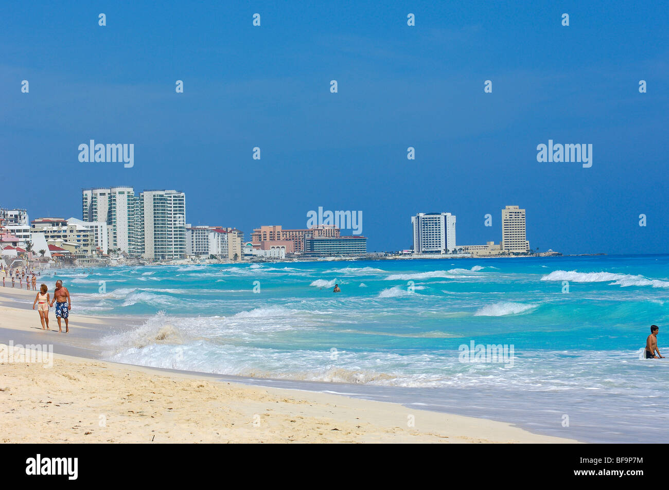 Cancun Beach. Caribe. Quintana Roo state. Mayan Riviera. Yucatan ...