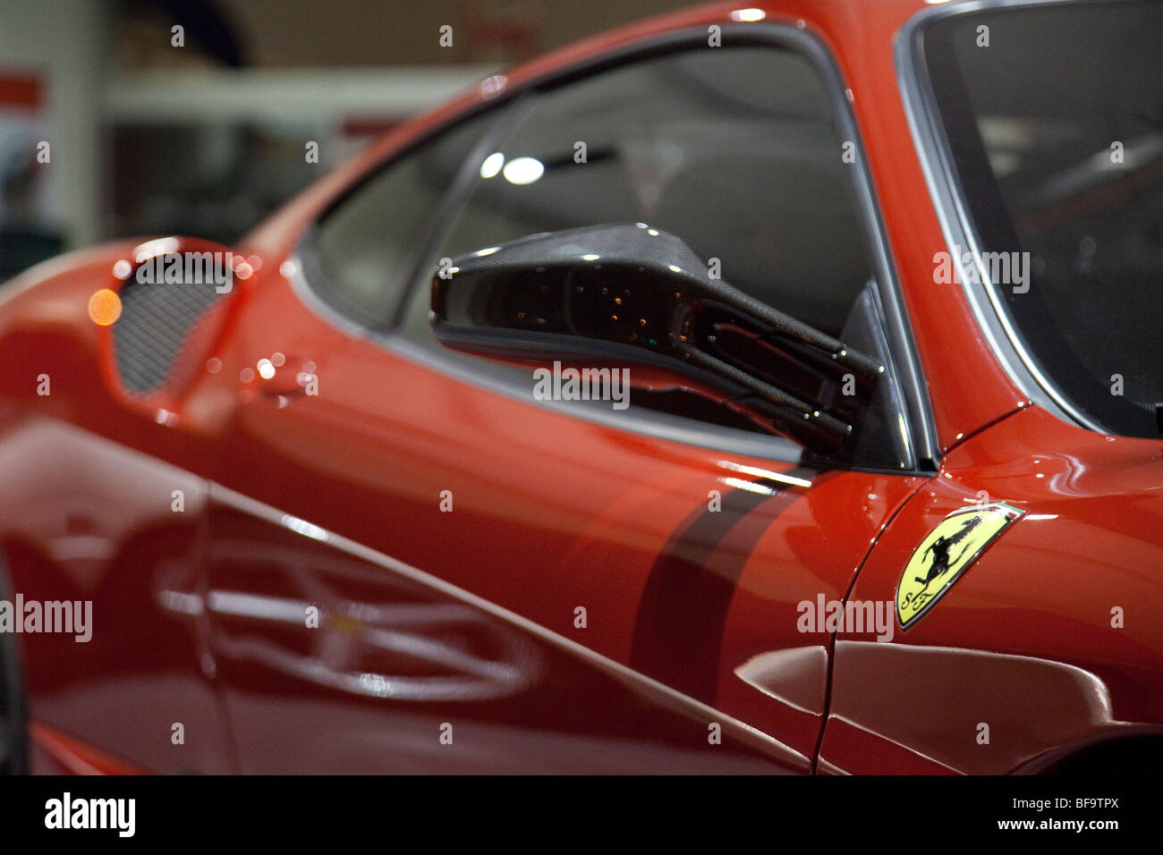 Ferrari sports cars in showroom, Seattle, Washington Stock Photo - Alamy