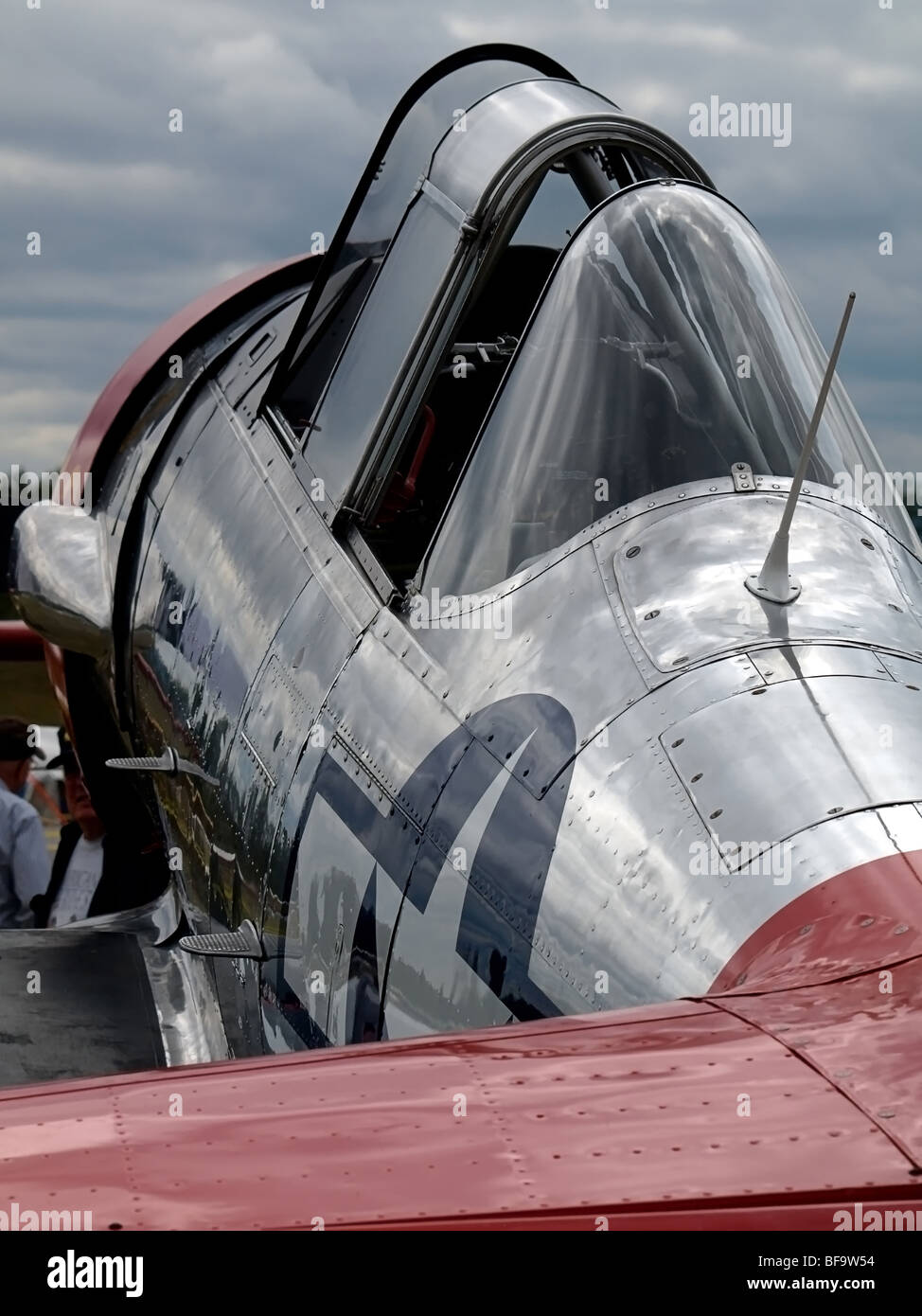 Stock photo of an AT6 aircraft at Pearson Field, Vancouver Washington ...