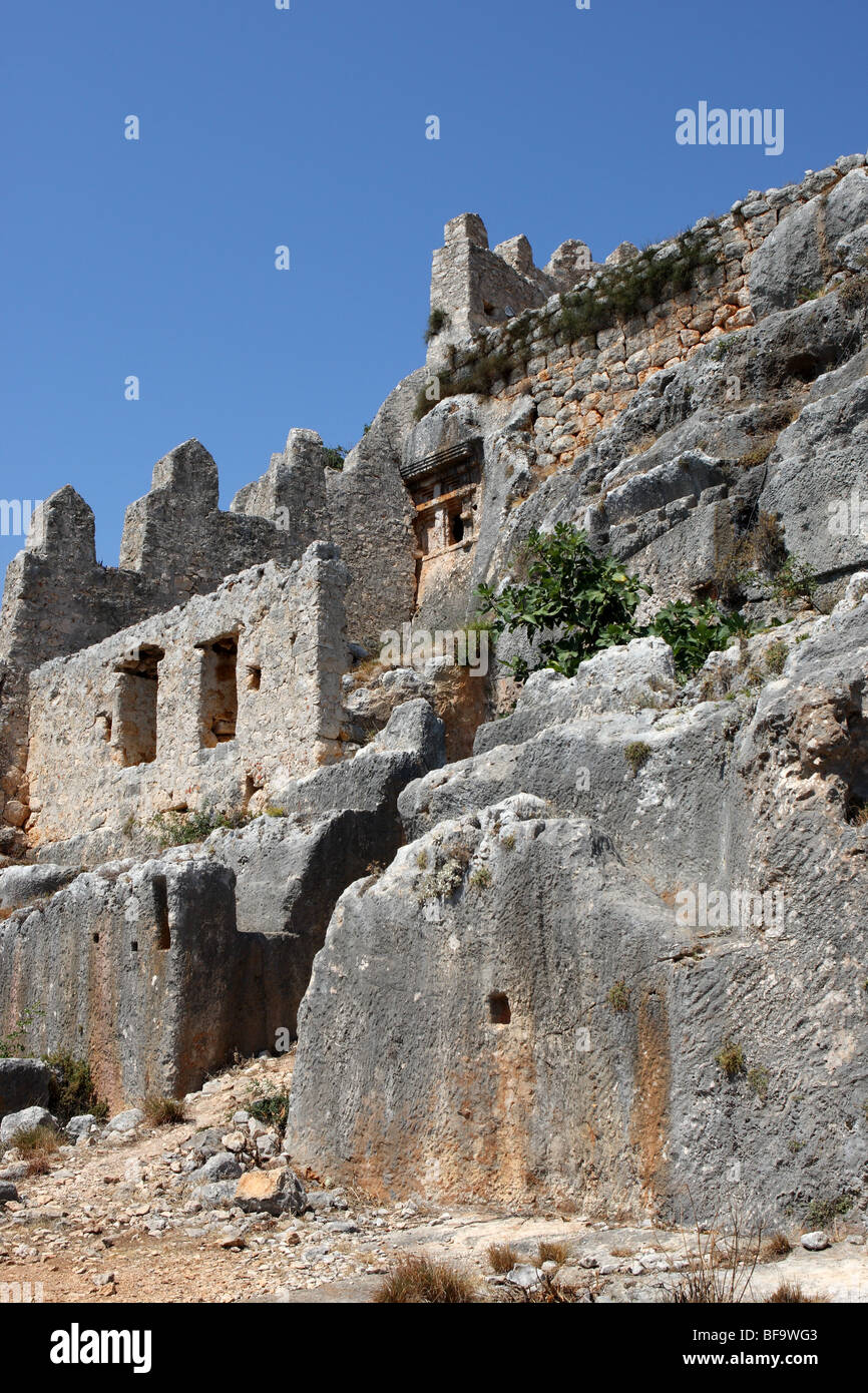 Simena Castle Kekova Turkey Stock Photo - Alamy