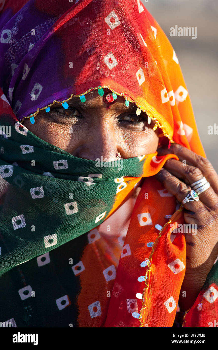 Rajput woman at the Camel Fair in Pushkar India Stock Photo - Alamy