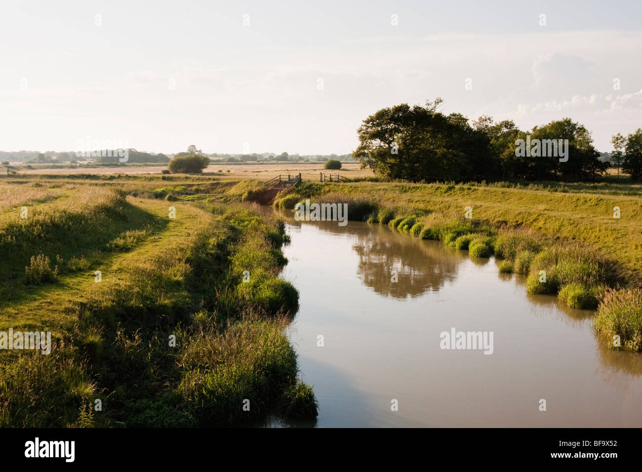 River Adur along Downs Link Cycle path in Sussex Stock Photo - Alamy
