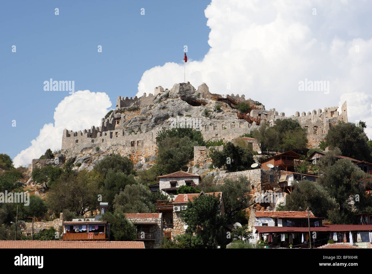 Simena Castle Kekova Turkey Stock Photo - Alamy