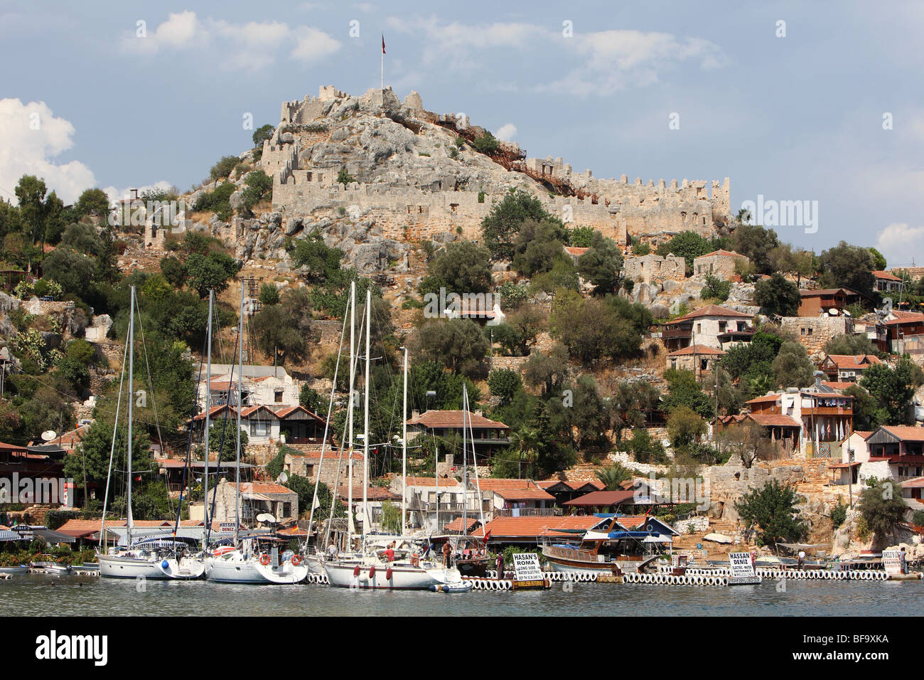 Simena Castle Kekova Turkey Stock Photo - Alamy