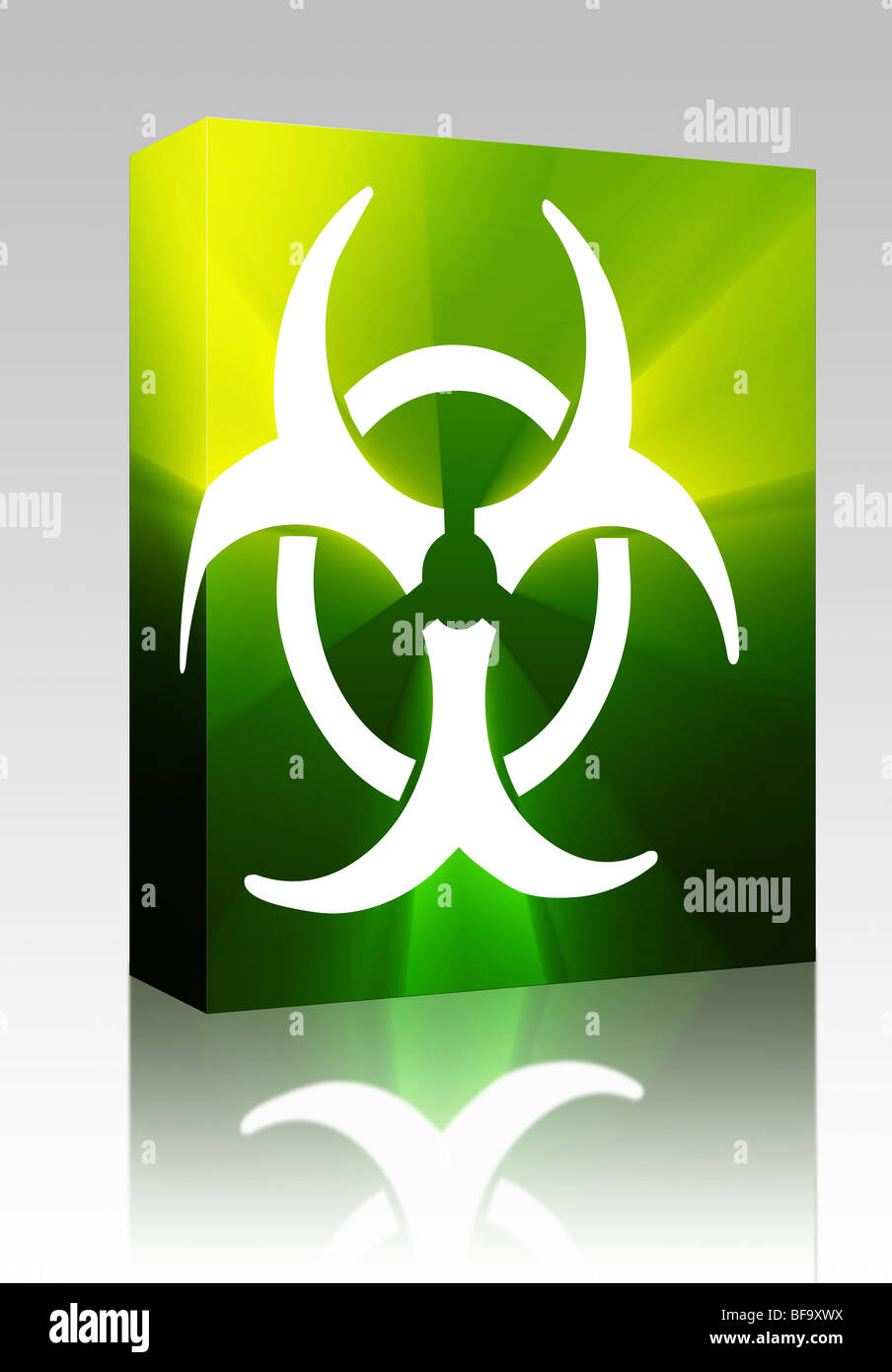 Software package box biohazard sign hi-res stock photography and images ...