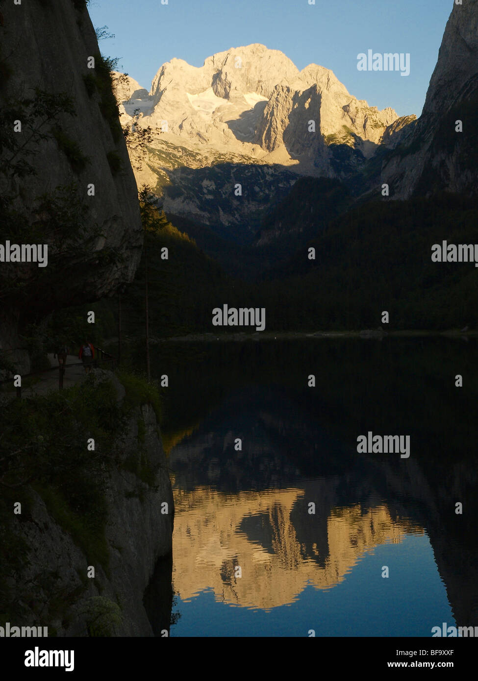 lake Gosausee, mountain Dachstein, Austria Stock Photo - Alamy