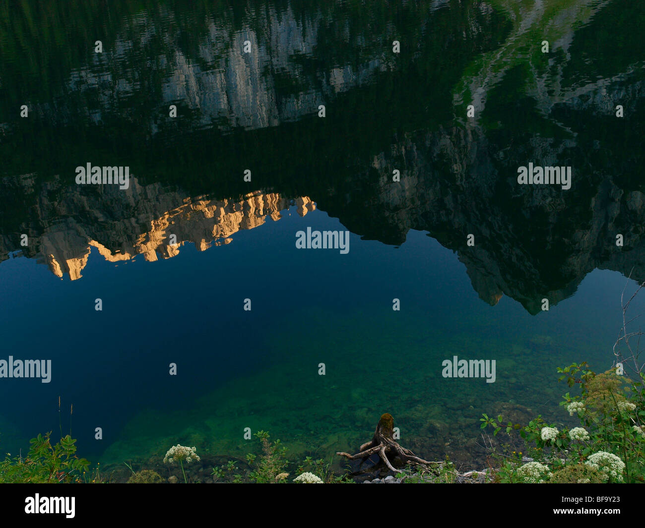 lake Gosausee, mountain Dachstein, Austria Stock Photo - Alamy