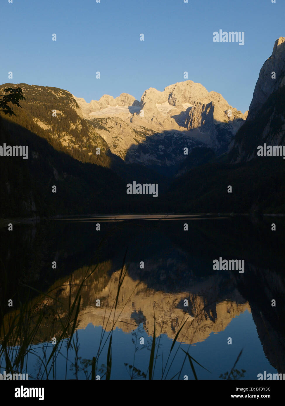 lake Gosausee, mountain Dachstein, Austria Stock Photo - Alamy