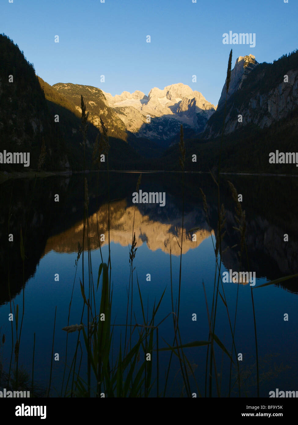 lake Gosausee, mountain Dachstein, Austria Stock Photo - Alamy