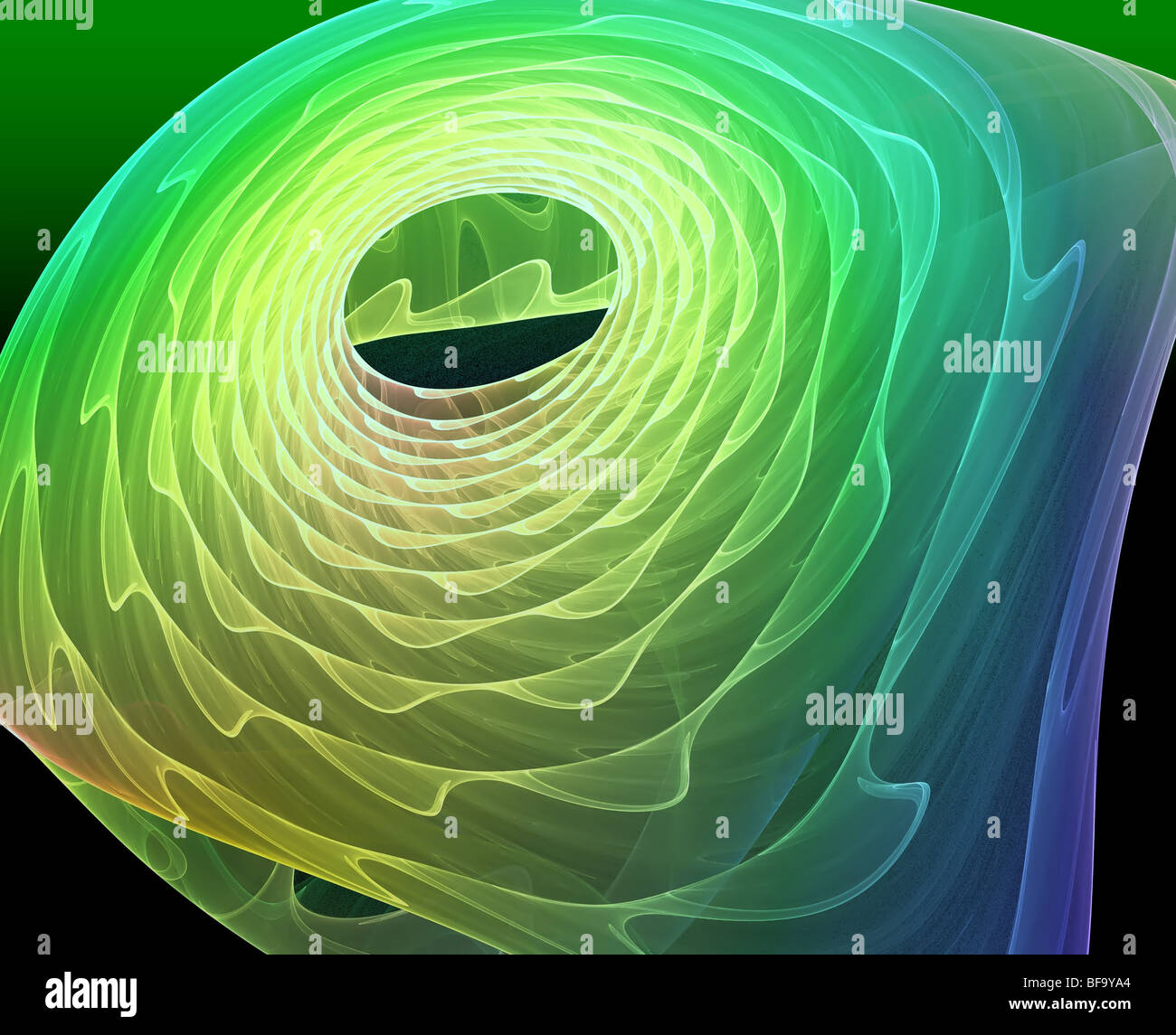 Abstract wallpaper illustration of wavy flowing energy Stock Photo - Alamy