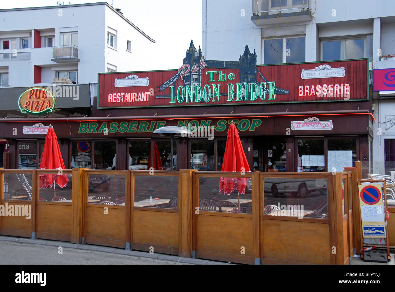 The London Bridge restaurant, Calais, France Stock Photo - Alamy