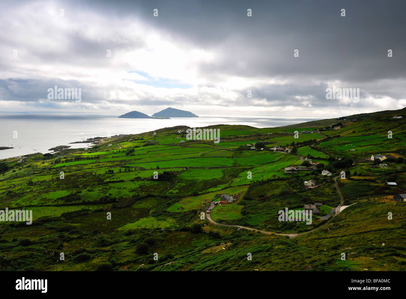 Iveragh Peninsula on Ring Of Kerry, Republic Of Ireland Stock Photo - Alamy