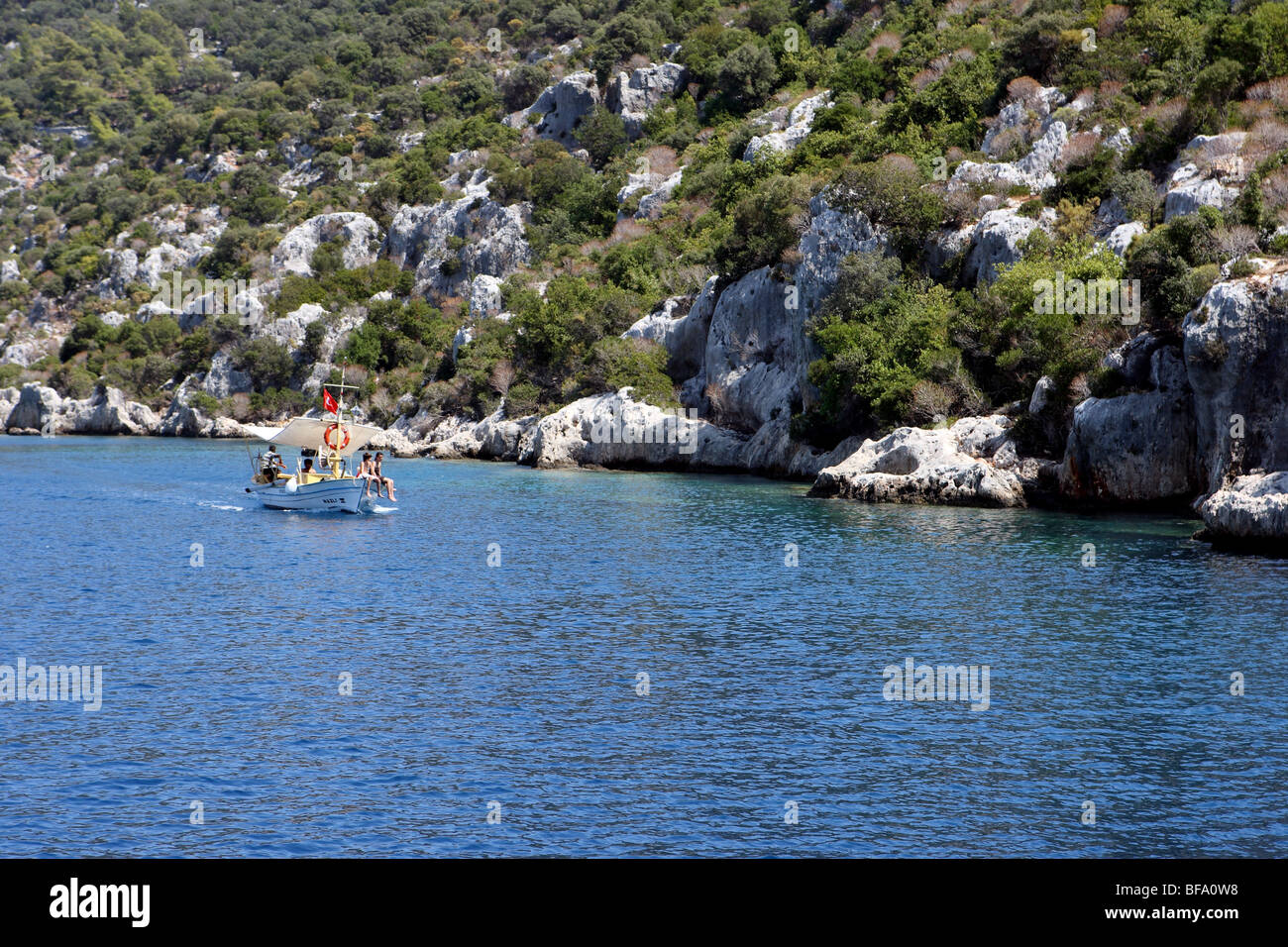 Sunken City of Kekova Turkey Stock Photo - Alamy