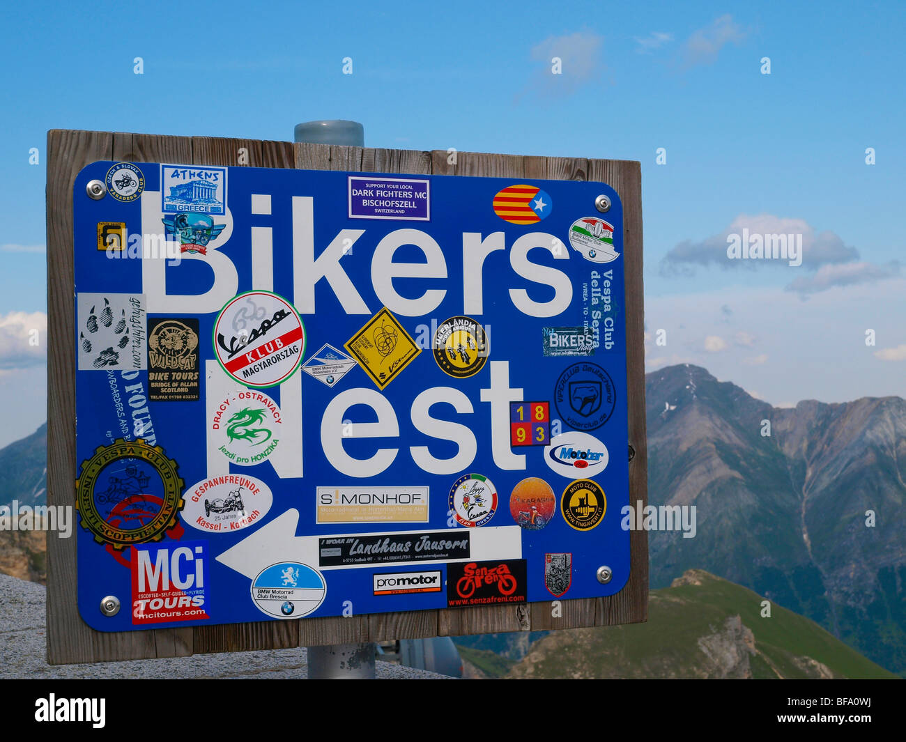 Grossglockner road sign hi-res stock photography and images - Alamy