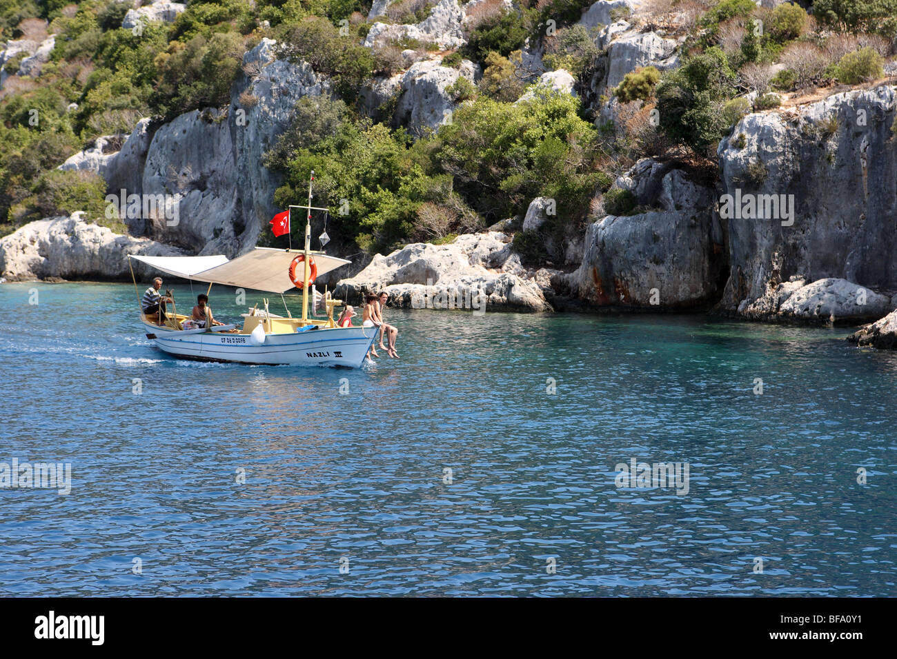 Sunken City of Kekova Turkey Stock Photo - Alamy