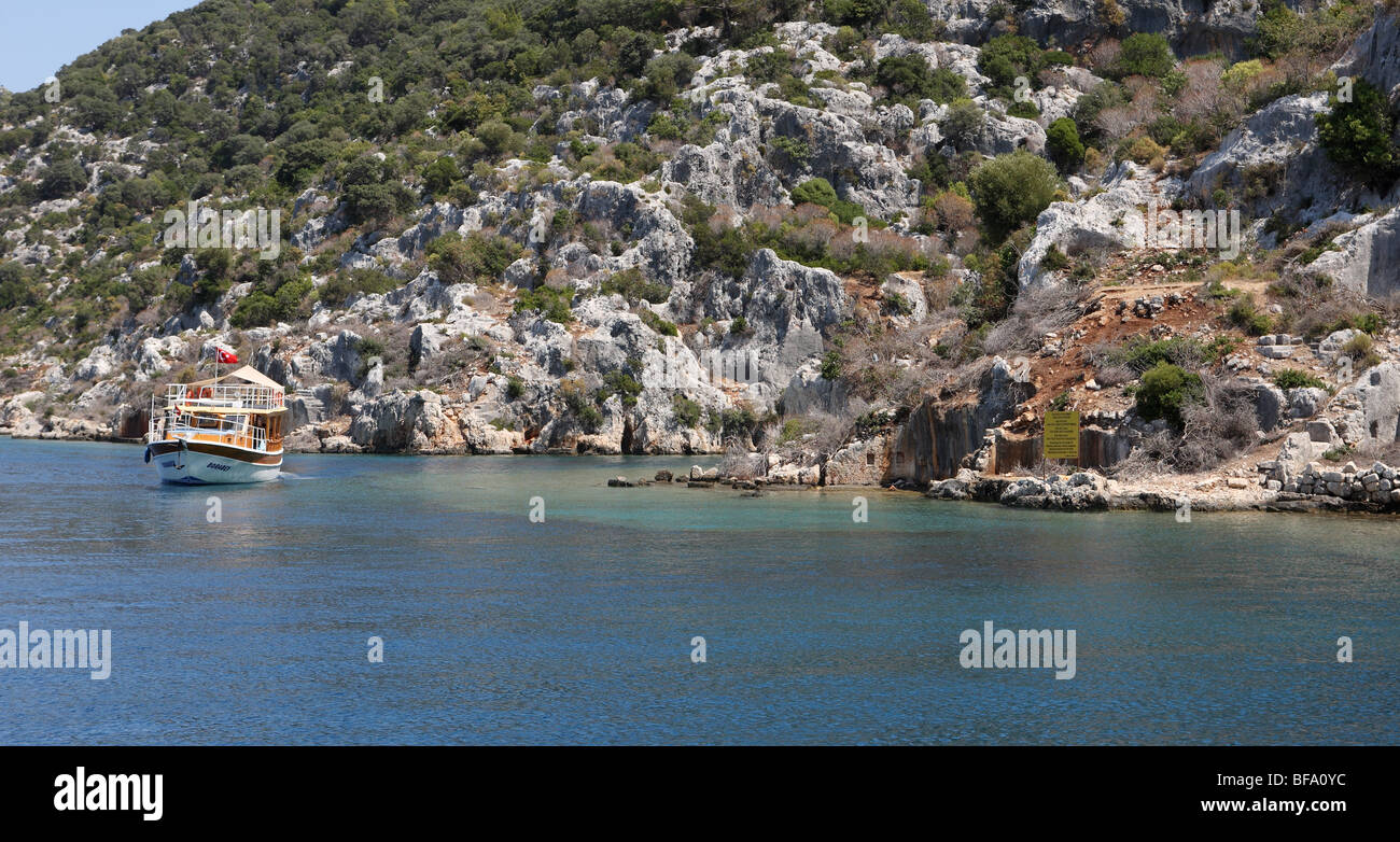 Sunken City of Kekova Turkey Stock Photo - Alamy