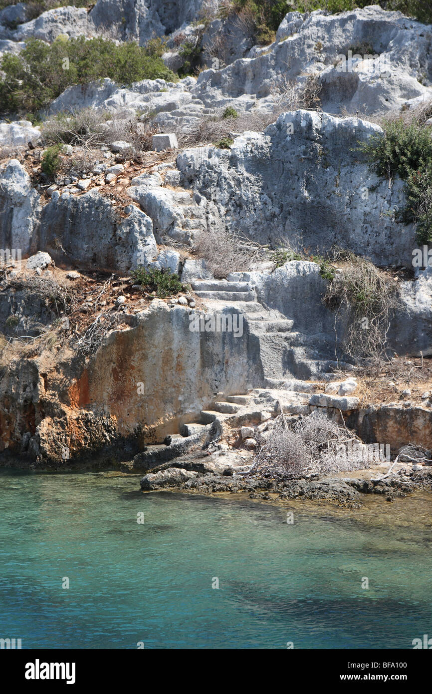 Sunken City of Kekova Turkey Stock Photo - Alamy