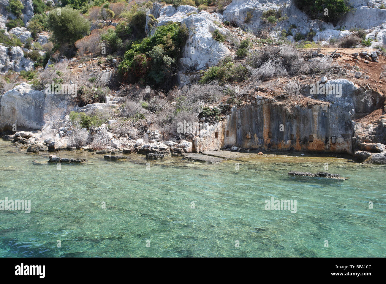 Sunken City of Kekova Turkey Stock Photo - Alamy