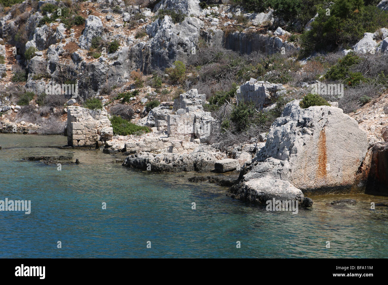 Sunken City of Kekova Turkey Stock Photo - Alamy