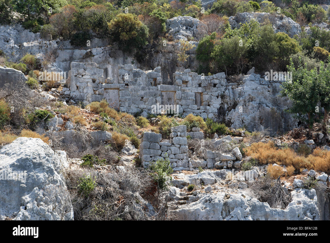 Sunken City of Kekova Turkey Stock Photo - Alamy