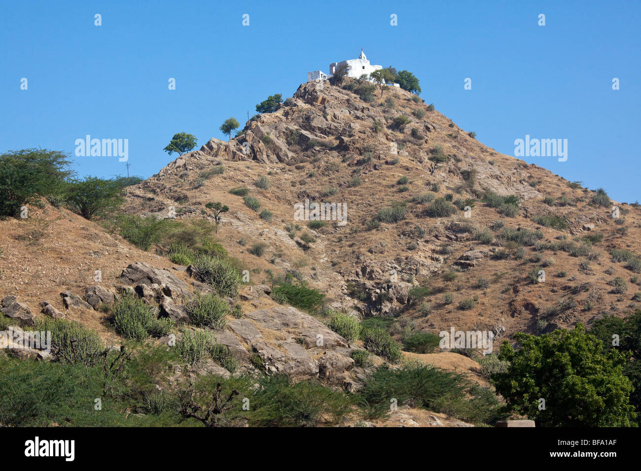 Gayatri Hindu Temple in Pushkar India Stock Photo - Alamy