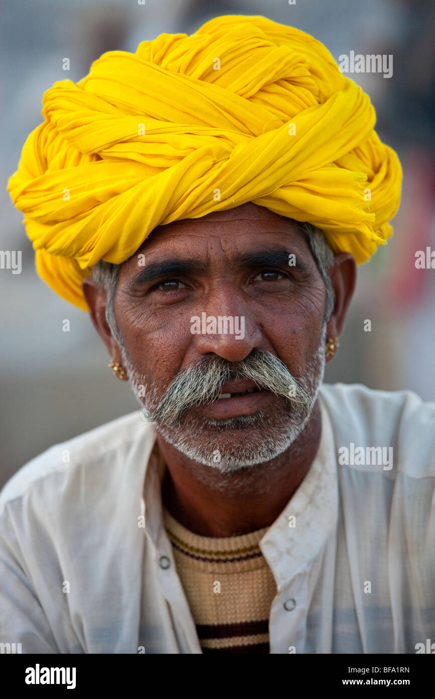 Rajput man at the Camel Fair in Pushkar Rajasthan India Stock Photo - Alamy
