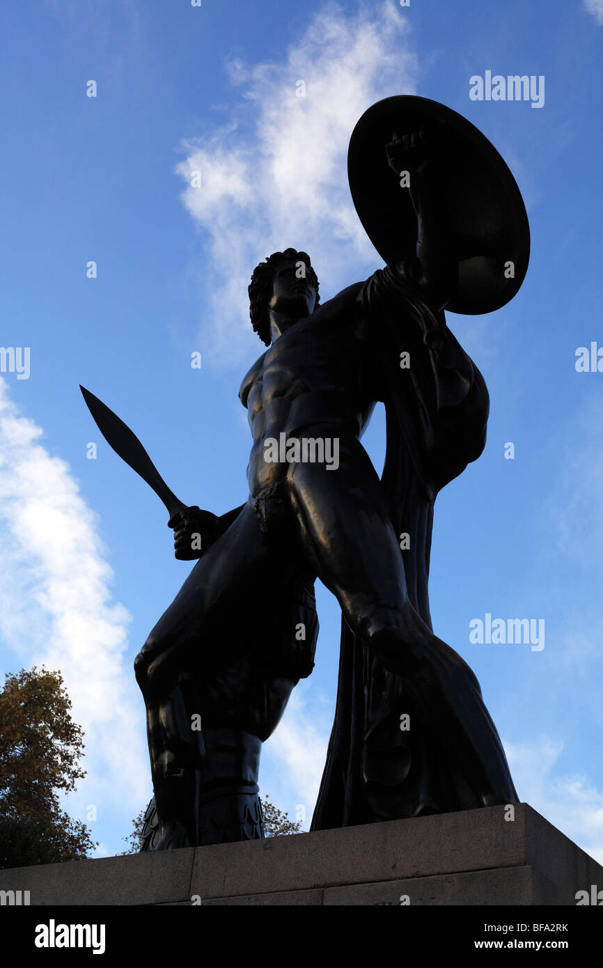 achilles statue in hyde park london uk Stock Photo - Alamy