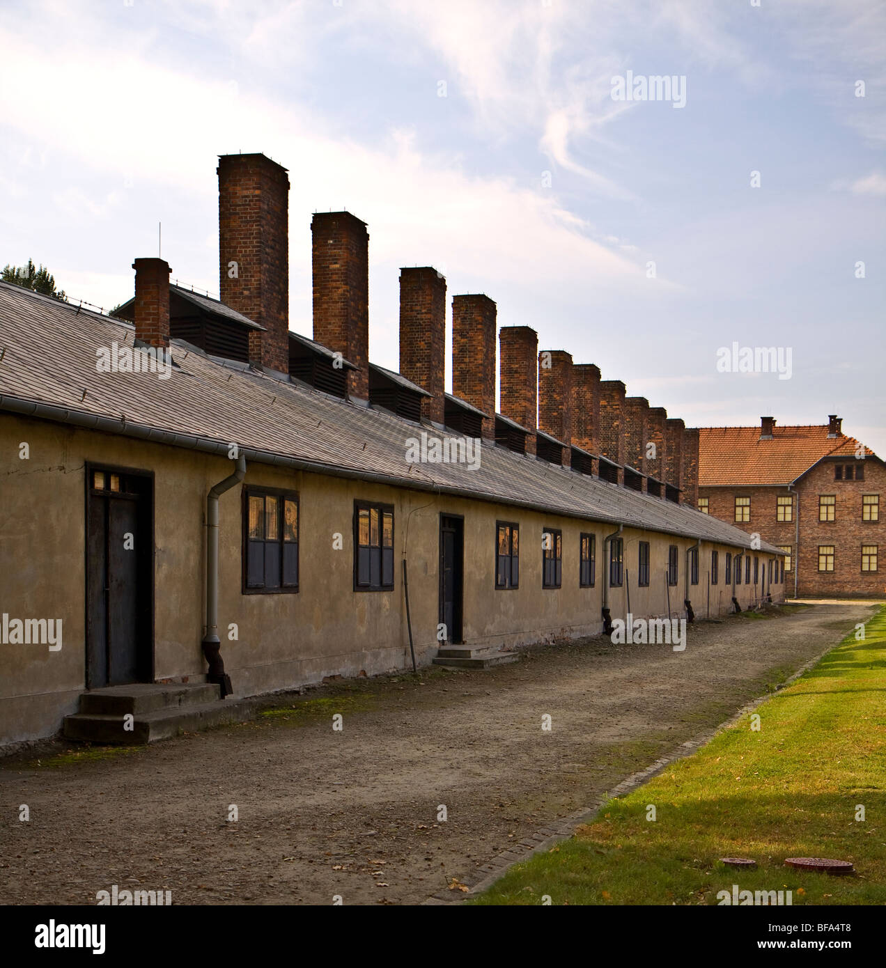 Nazi concentration camp barracks hi-res stock photography and images ...