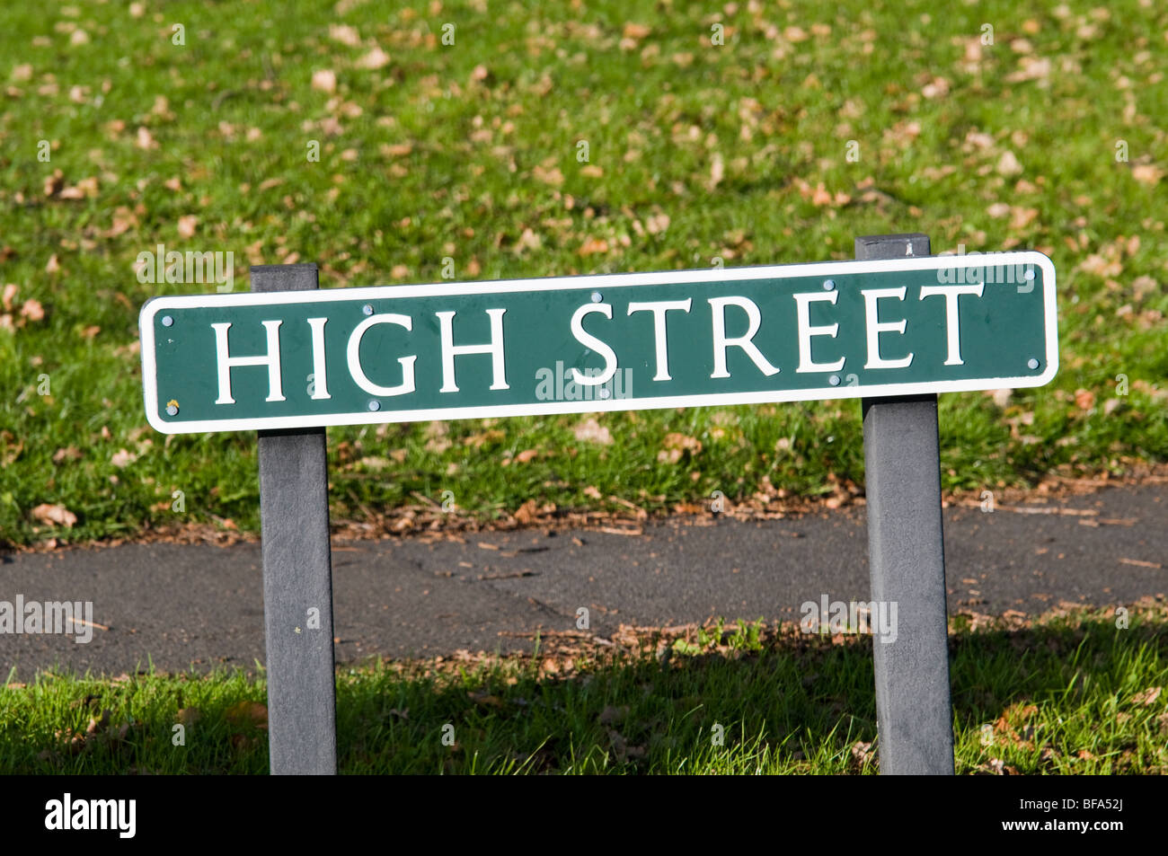 'High Street' sign Stock Photo - Alamy